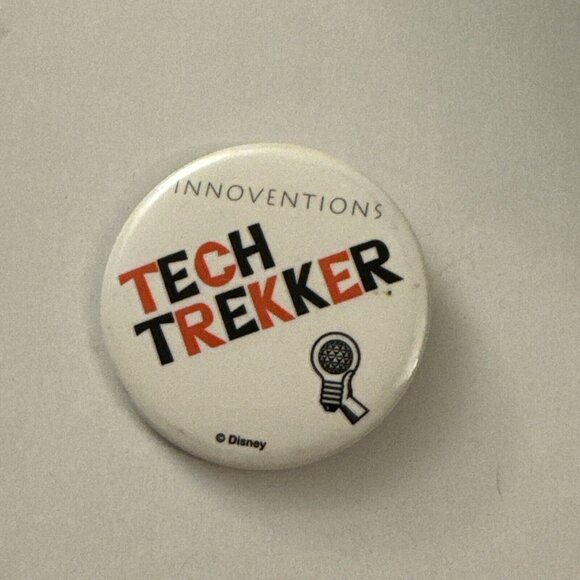 Other | Walt Disney World Epcot Center Tech Trekker Innoventions Button Pin Pb19k | Poshmark